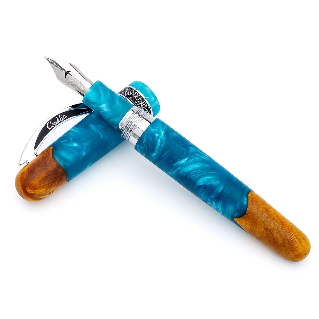 Spectra Fusion Blue Chrome Limited Edition Fountain Pen – Pen & Ink ...