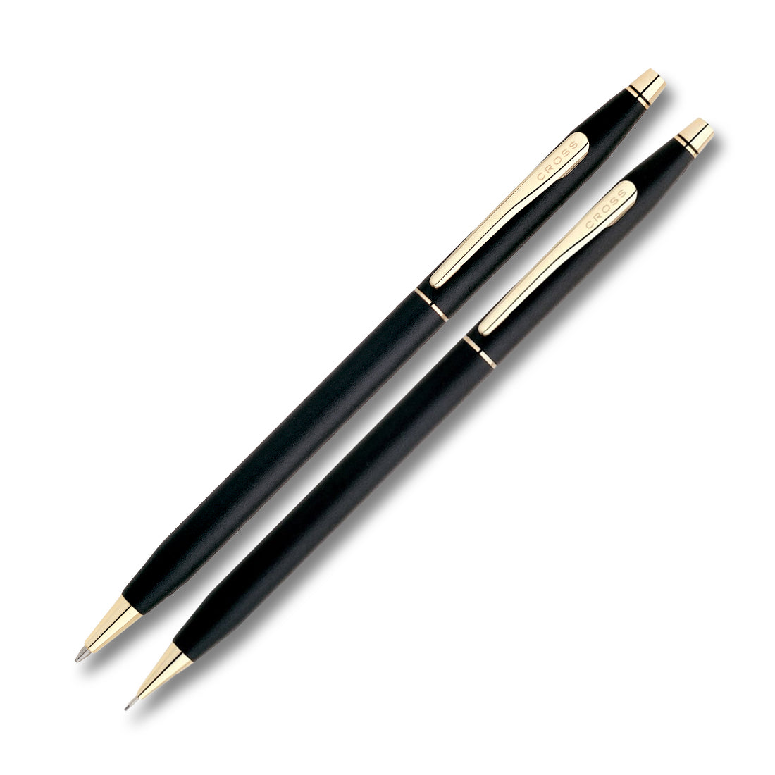 Cross Classic Century Classic Black Ballpoint Pen and Pencil Set – Pen ...