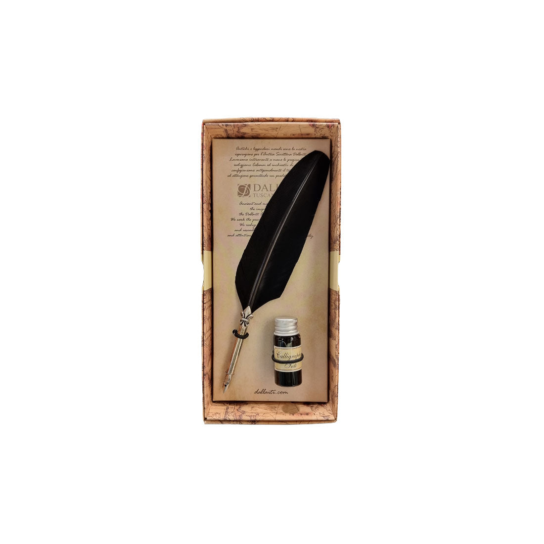 Small Black Quill Writing Set – Pen & Ink Australia