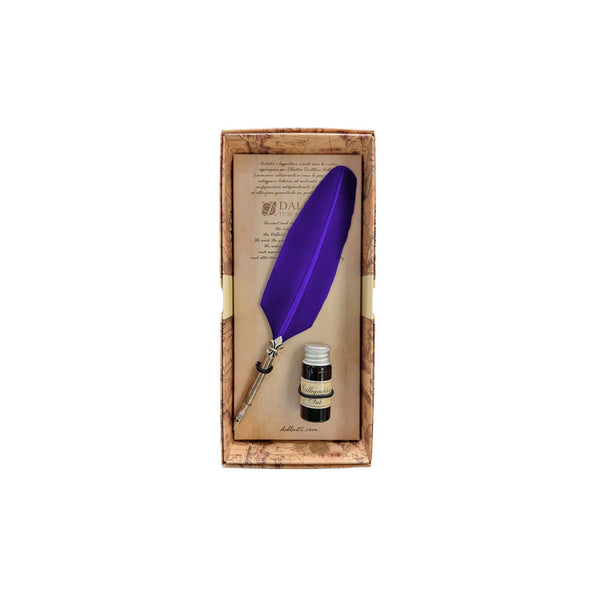 Small Purple Quill Writing Set – Pen & Ink Australia