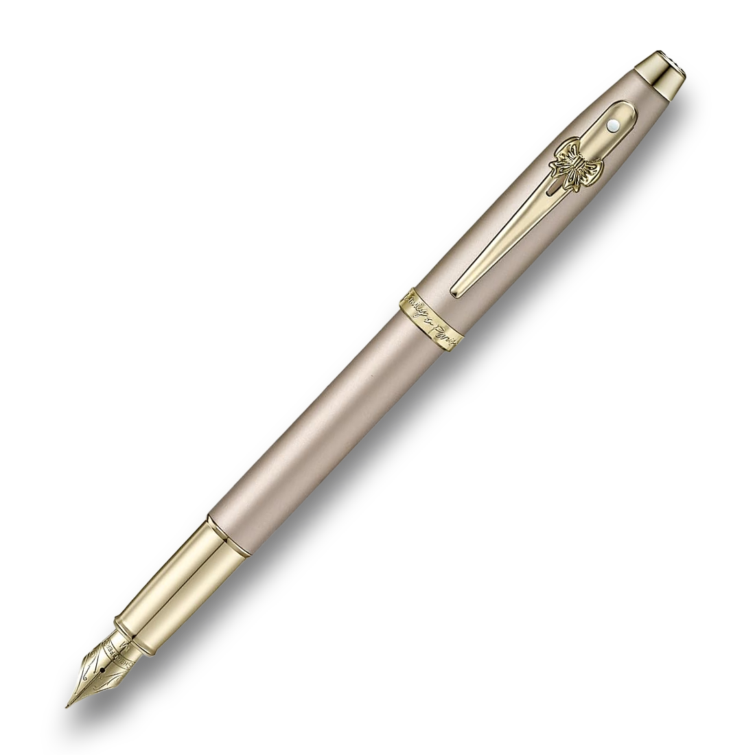 Sheaffer Emily in Paris x Sheaffer 100 Champagne Gold with Bow Fountain ...