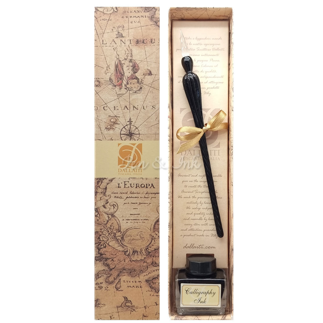 Glass Dip Pen Writing Set - Black – Pen & Ink Australia