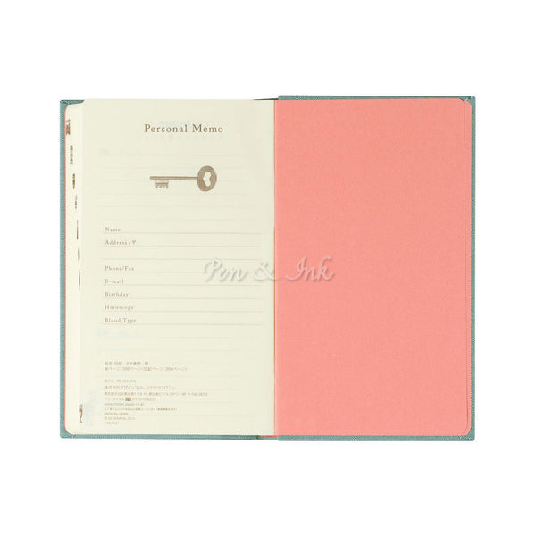 Midori 3 Years Light Blue Diary – Pen & Ink Australia