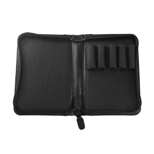 Sailor Leather 5 Pen Case - Black – Pen & Ink Australia