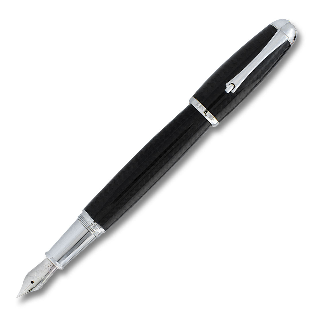 Super Mega Carbon Fiber Chrome Fountain Pen – Pen & Ink Australia